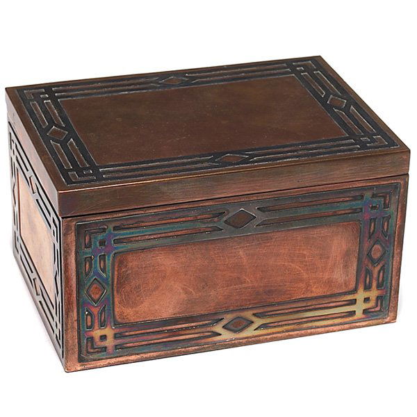 1369: Silver Crest bronze box - Oct 12, 2007 | Treadway Toomey Auctions ...