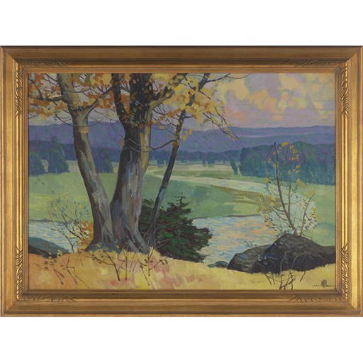 Carl Rudolph Krafft"winding Waters," 1920, Oil