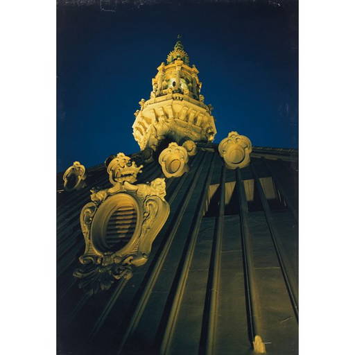 Peter B. Kaplan "top Of Building", Carbro Print