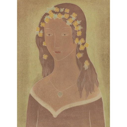 Valenti Michael Angelo, 1950, Lot Of Two Linocuts