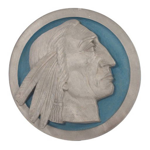 Gabriella Varsa Cast Aluminum Medallion