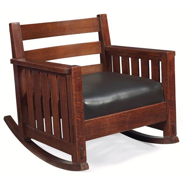 99: Charles Stickley rocker, #1910