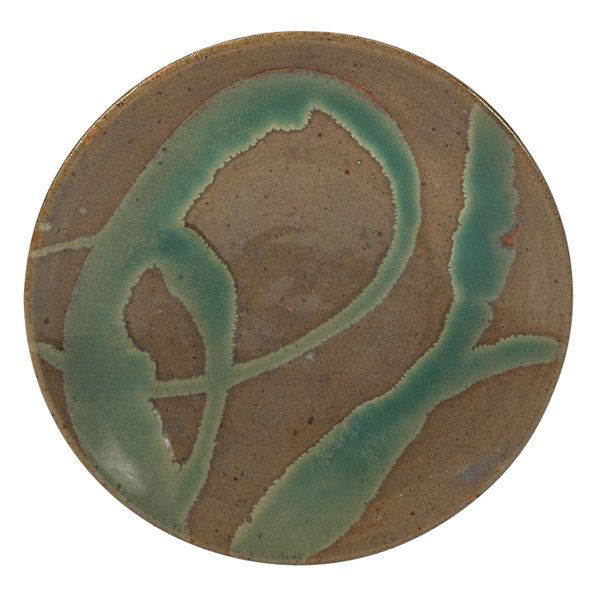 921: Shoji Hamada plate, Japan, 1952, glazed stoneware