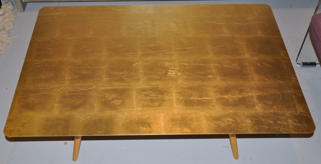 Eames Anniversary coffee table gold leaf Herman Miller