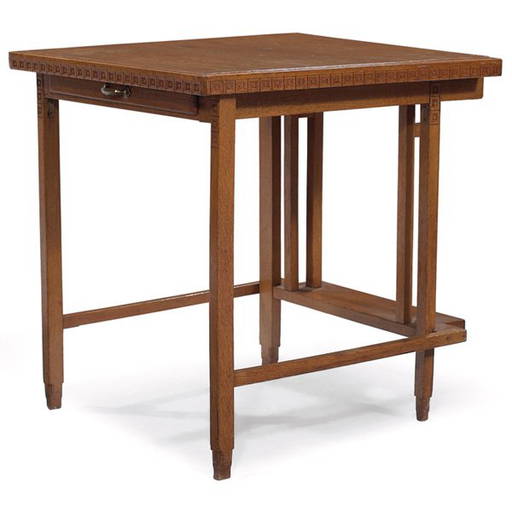 Frank Lloyd Wright single-drawer desk - Dec 07, 2013 | Treadway Toomey ...