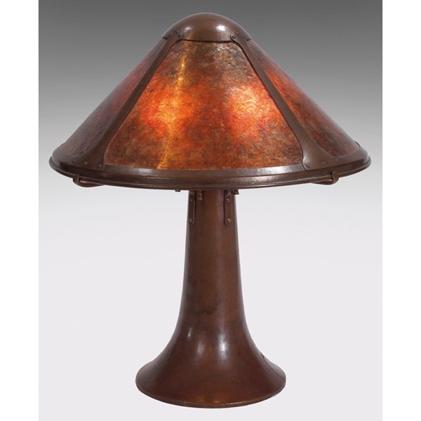 Dirk van Erp table lamp copper