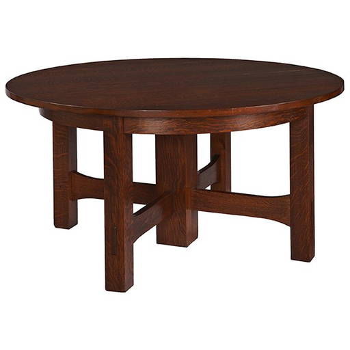 Gustav Stickley Dining Table, #634 60"dia X 29"h