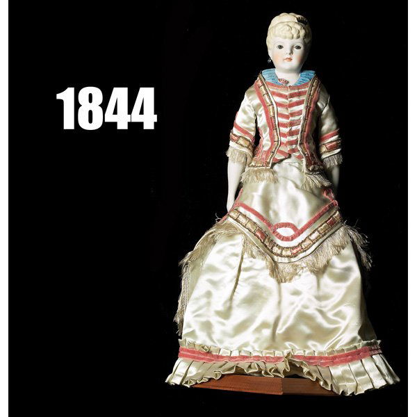 Emma Clear Parian Doll, 20.5"