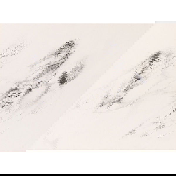 779: Siegfried Reinhardt, lot of two drawings,ink