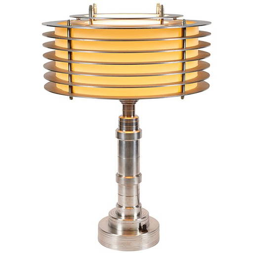 Pattyn Products Large Table Lamp, Usa, Signed