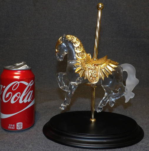 CRYSTAL CAROUSEL HORSE by DENTZEL - Dec 18, 2021 | Carousel Gallery in FL