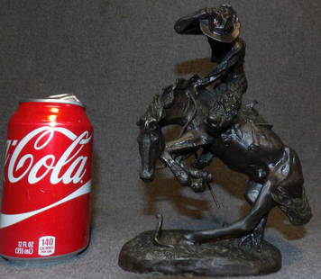 Bronze "rattle Snake" After Frederic Remington