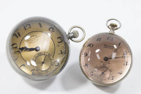 (2) Crystal Ball Clocks