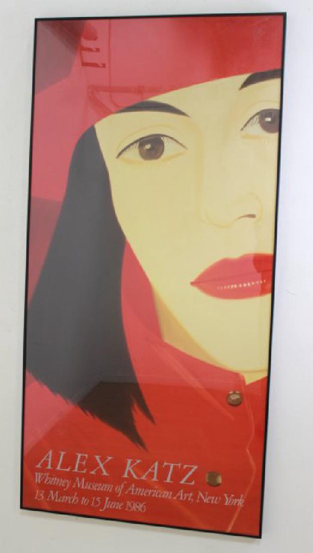 Poster of Alex Katz Exhibit 1986 at Whitney Museum