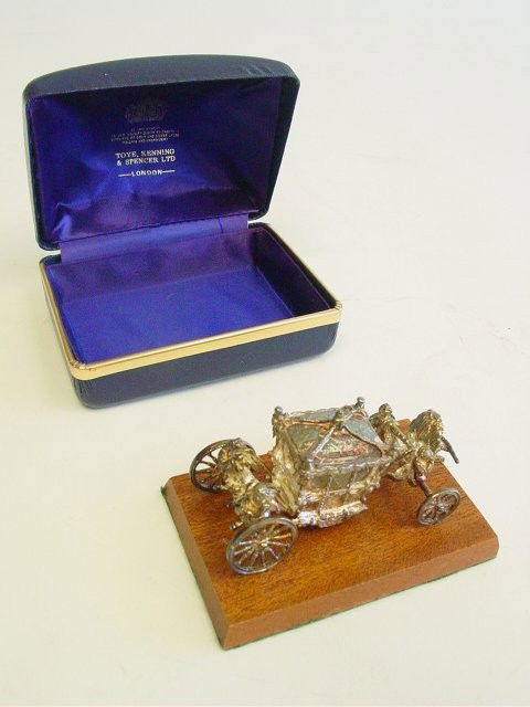 Sterling Silver Miniature Carriage