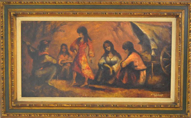 Oil Painting "gypsy Ladies"