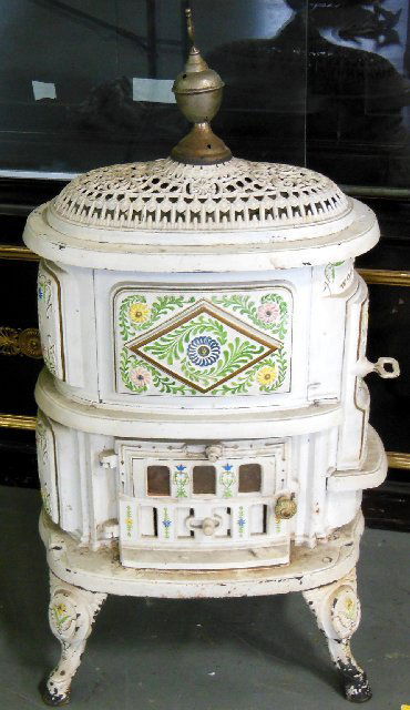 Victorian wood burning stove
