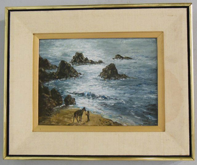 Oil Painting Signed Robert Lebron