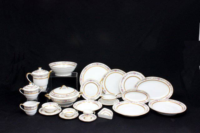 Extensive Signed Limoges Dinnerware Set