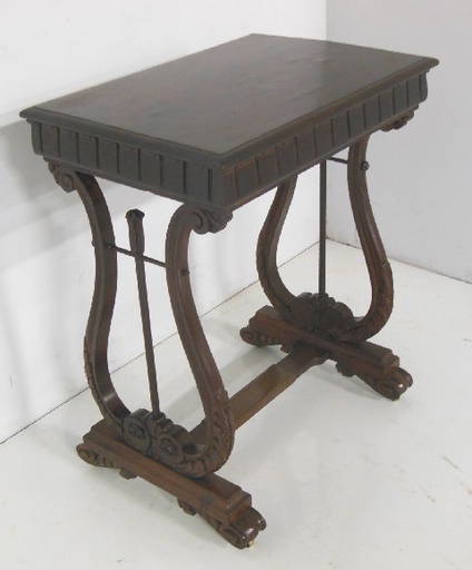 Regency Period Table With Lyre Sides