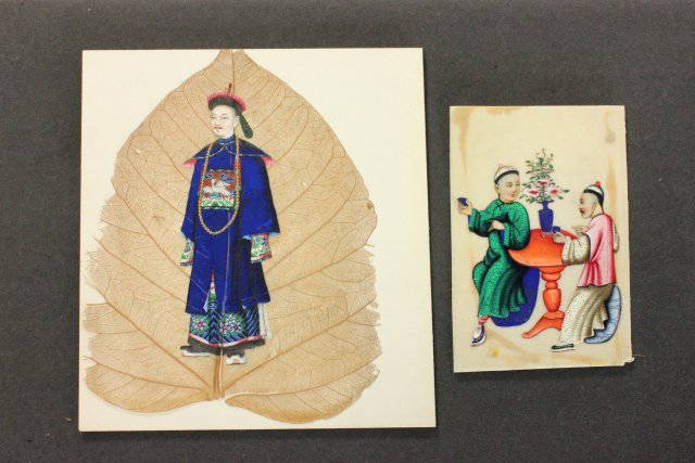 2 Chinese Miniature Paintings