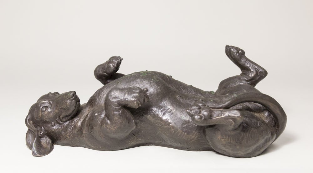Doris Lindner, Bronze Clad Rolling Dog