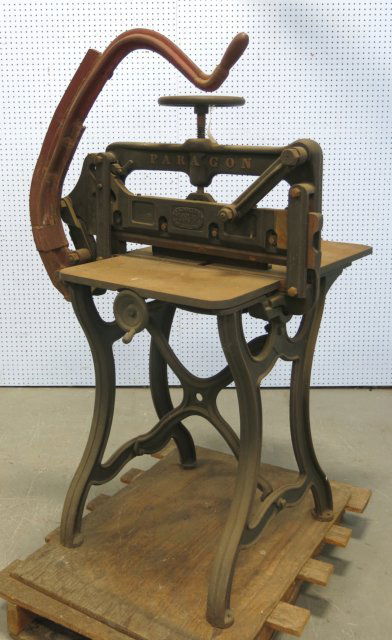 E.L. Miller "Paragon" Cast Iron Paper Cutter