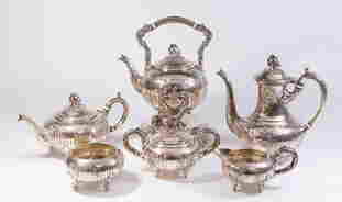 Stieff sterling silver full hand chased tea set - Jan 01, 2018 ...