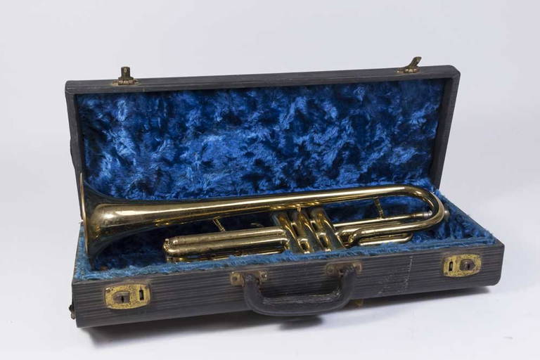 American Capital Vintage Trumpet With Case