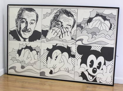 Mickey Mouse & Walt Disney Pop Art Style Prints