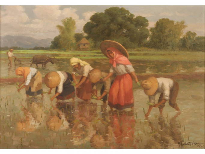 Fernando Amorsolo Planting Rice