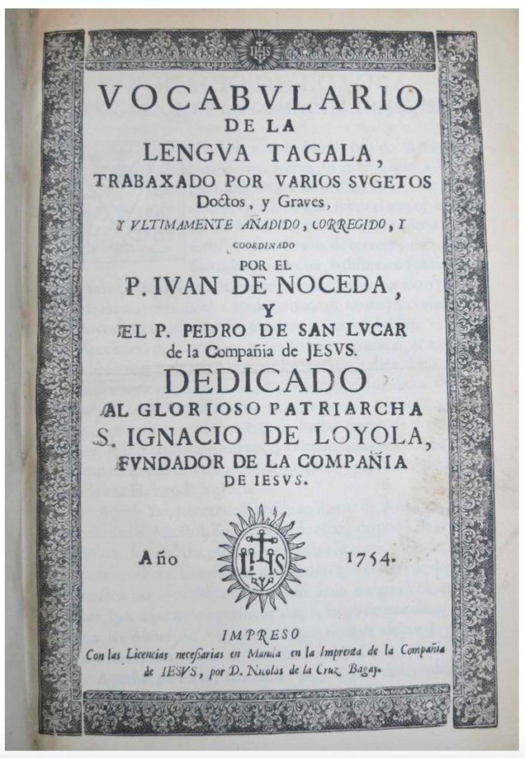 Juan De Noceda And Pedro Del San Lucar Vocabulario De