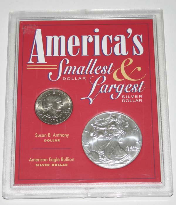 America's Smallest & Largest Silver Dollar Coin