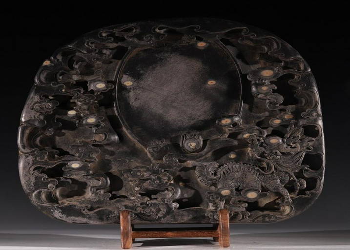 DUAN STONE KIRIN BEAST INK SLAB - Aug 29, 2021 | Empire Auction House ...