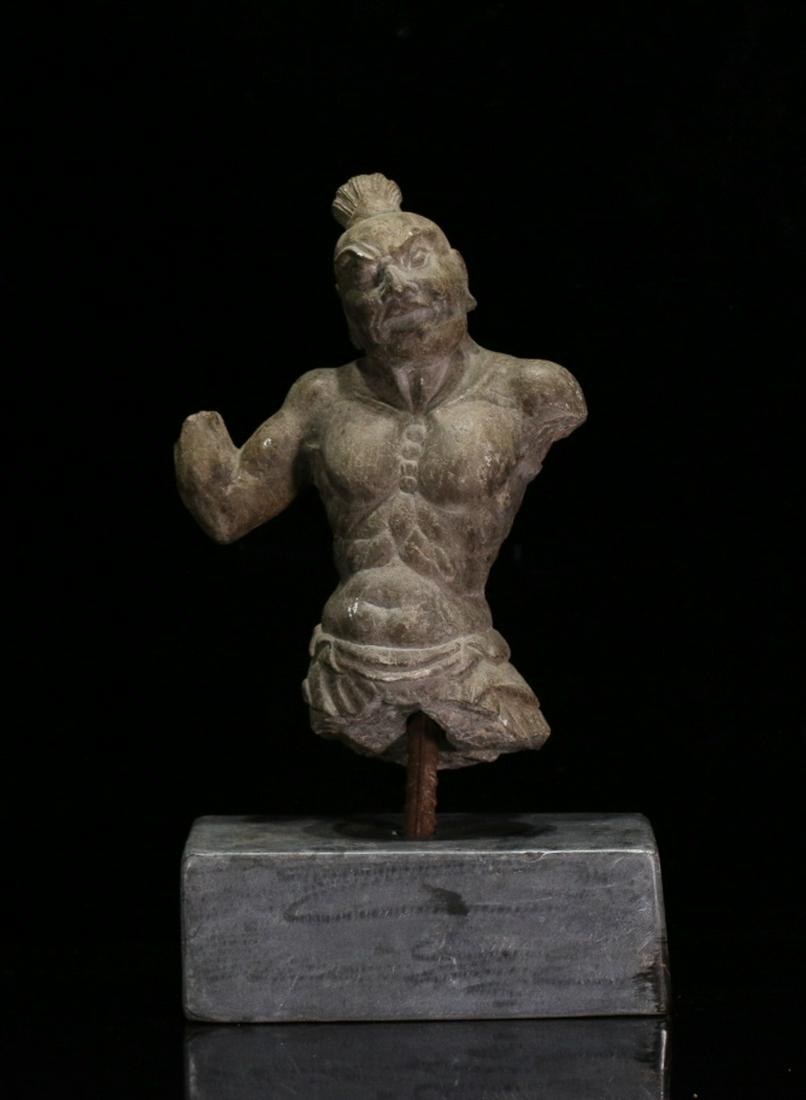Antique Stone Carved Figure Ornament