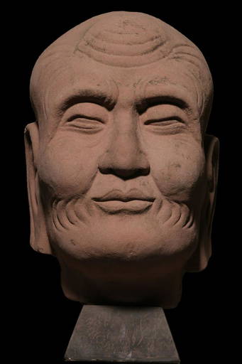 RED SANDSTONE CARVED ARHAT HEAD (#0104) on Mar 09, 2022 | Empire ...