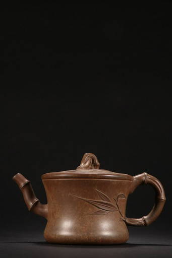 ZHOU GUIZHEN MARK BAMBOO LEAVES PATTERN POT - Apr 28, 2022 | Empire ...