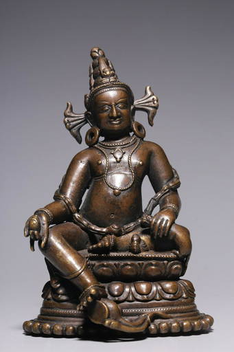 GILT BRONZE CAST PALA JAMBHALA BUDDHA STATUE (#0220) on Jun 24, 2022 ...