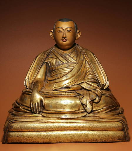 GILT BRONZE CAST MARPA BUDDHA STATUE (#0158) on Jul 15, 2022 | Empire ...