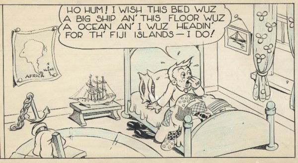 41: Thomson Bobo & Herman tryout original comic art