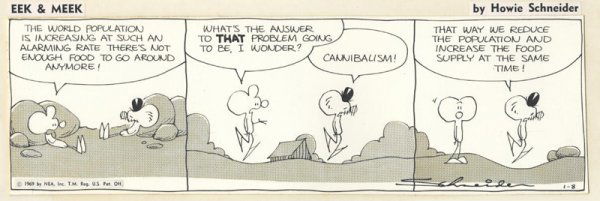 38: Schneider Eek and Meek daily original comic art