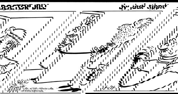 7: Jack Tippit 3 Doctor Bill dailies 1962