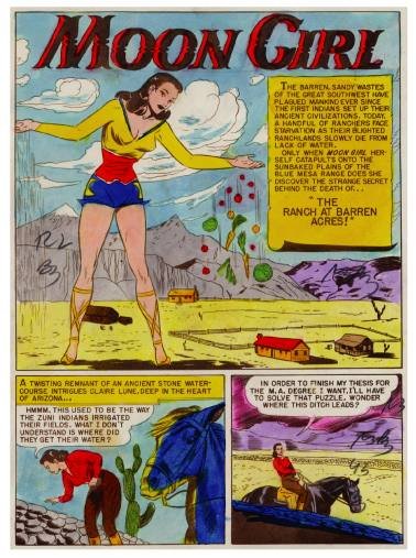 204: EC Comics "silver prints" Moon Girl #5 - Dec 09, 2005 | Russ ...