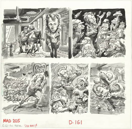 Davis Page From Mad #205 1979 Original Comic Art