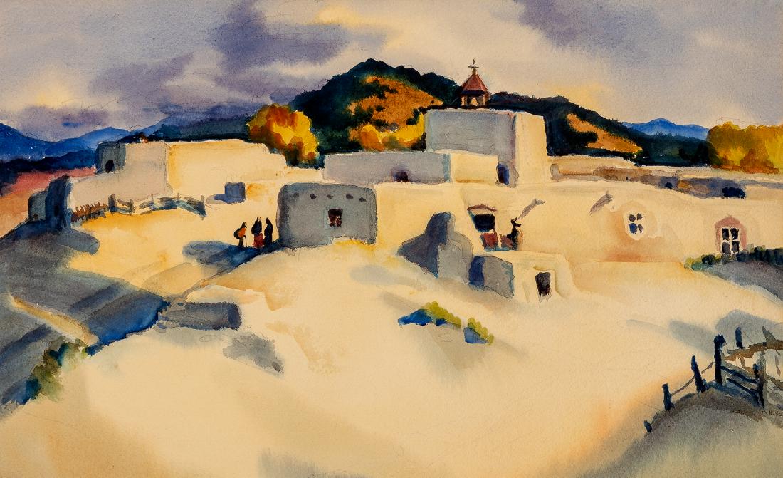 Gene Kloss | Pueblo Landscape - May 31, 2019 | Altermann Galleries ...
