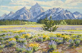 Conrad Schwiering oil on canvas - Aug 18, 2017 | Stephenson's Auction in PA