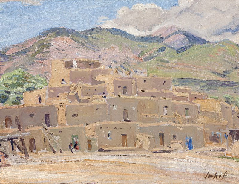 Joseph Imhof | 1871 - 1955 Indian Pueblo - Dec 12, 2015 | Altermann ...