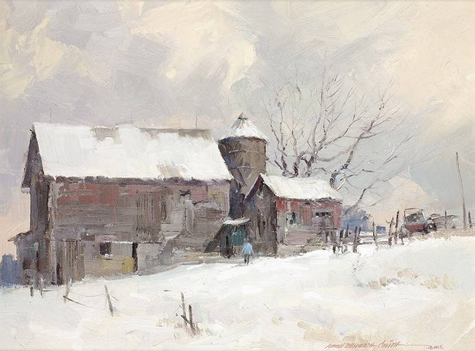 Lowell Ellsworth Smith | Barn At Norwalk, Ohio