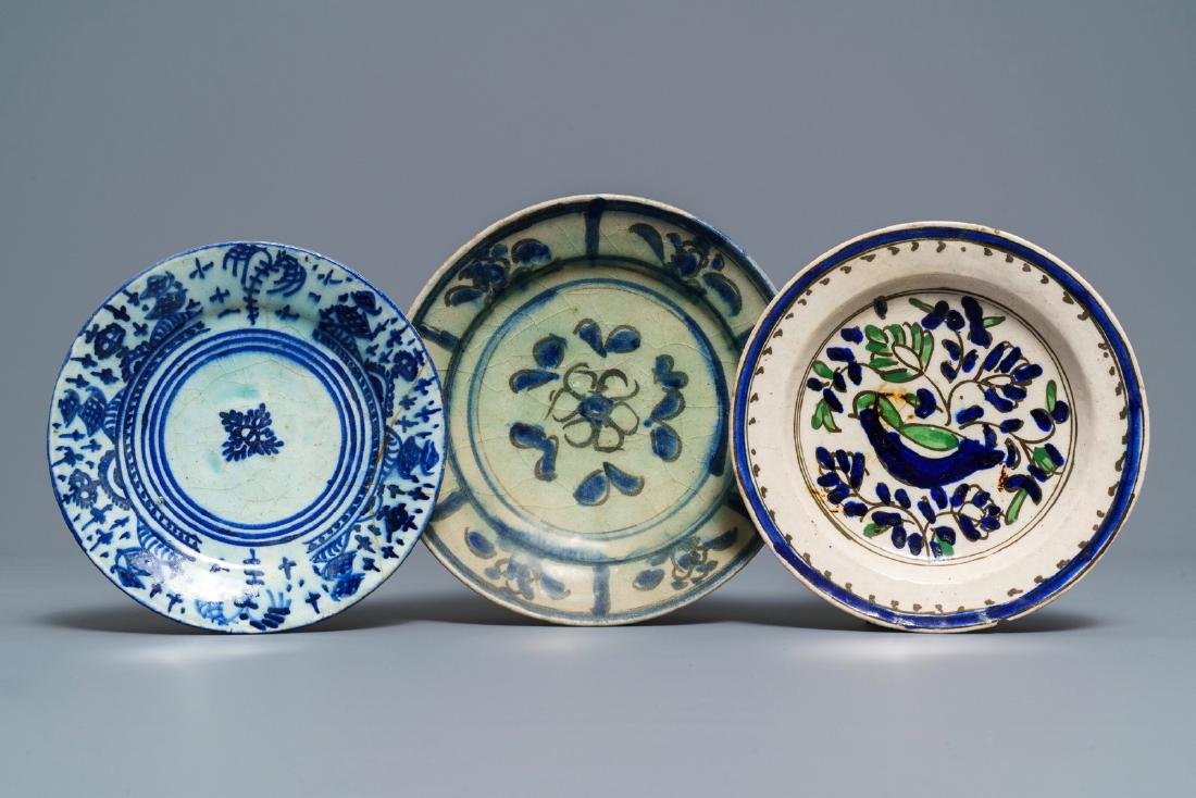 Three Islamic pottery plates, Syria and Iran, 19th C. - Apr 28, 2019 ...