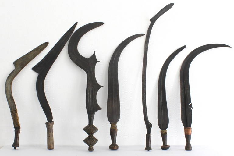 A group of 7 large African tribal weapons, various - Oct 11, 2015 | Rob ...